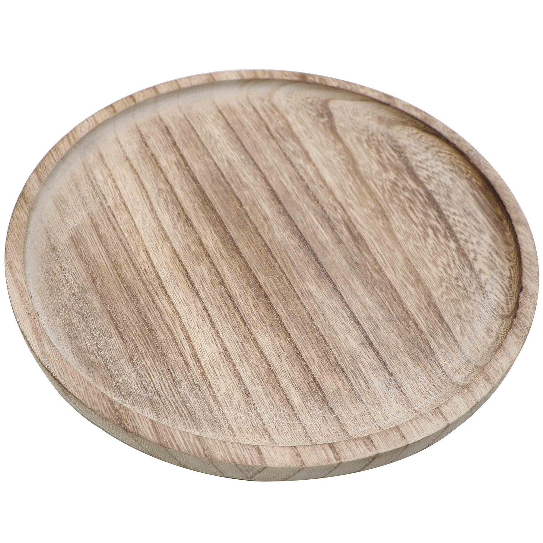 Large Rustic Round Wood Tray – Kate Rose & Company
