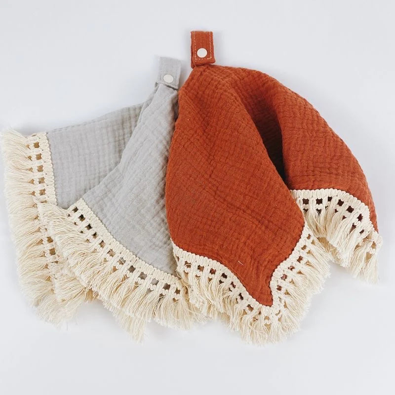 Tassel Pacifier Snap Blanket – Kate Rose & Company